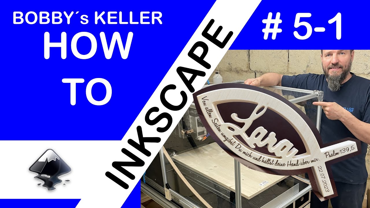 HowTo Inkscape #005-1 - Fisch mit Lasergravur - YouTube