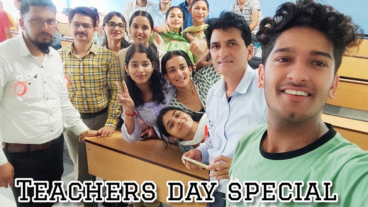 Teachers Day Special || SPU Mandi MA Class Celebrating Teachers Day || Full Masti Vlog By Rohit ...