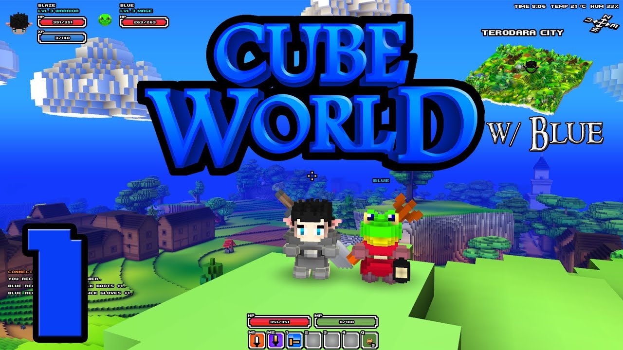 Cube World (Alpha) [Part 1]: Our Cheap Beginnings - YouTube