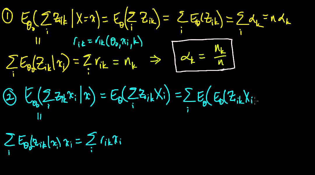 (ML 16.9) EM for the Gaussian mixture model (part 3) - YouTube