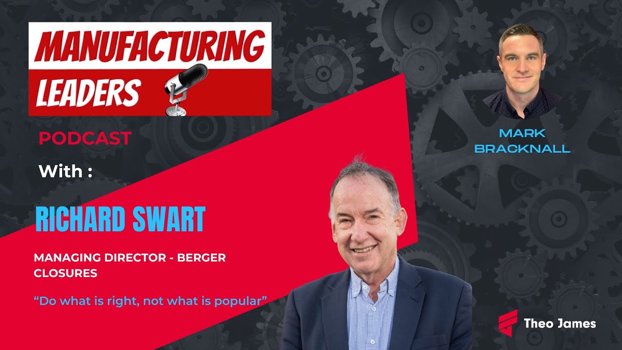 Richard Swart: Managing Director, Berger Closures - ‘DO WHAT IS RIGHT ...