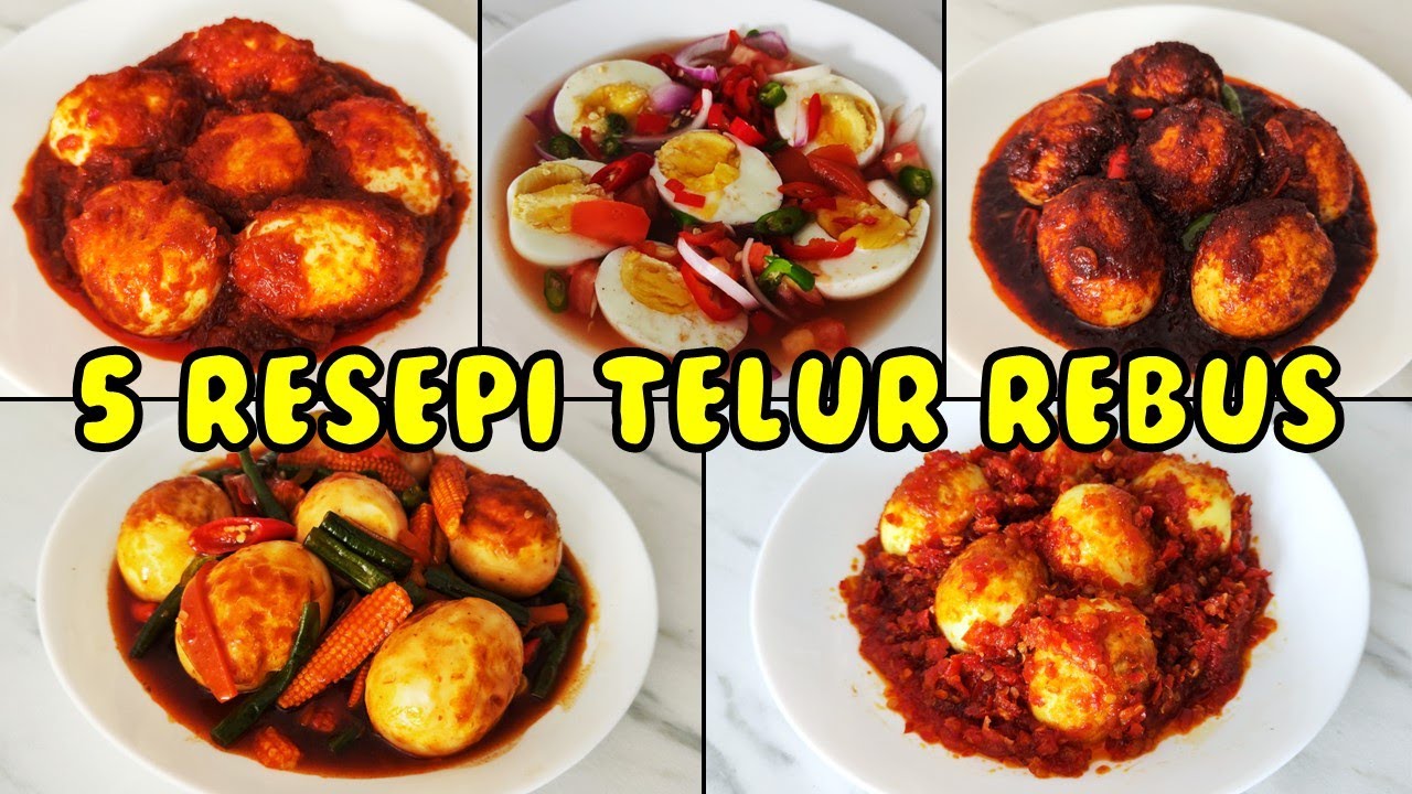 5 Resepi Telur Rebus, Idea Lauk Simple Tapi Cukup Kenyang! Menu Jimat ...