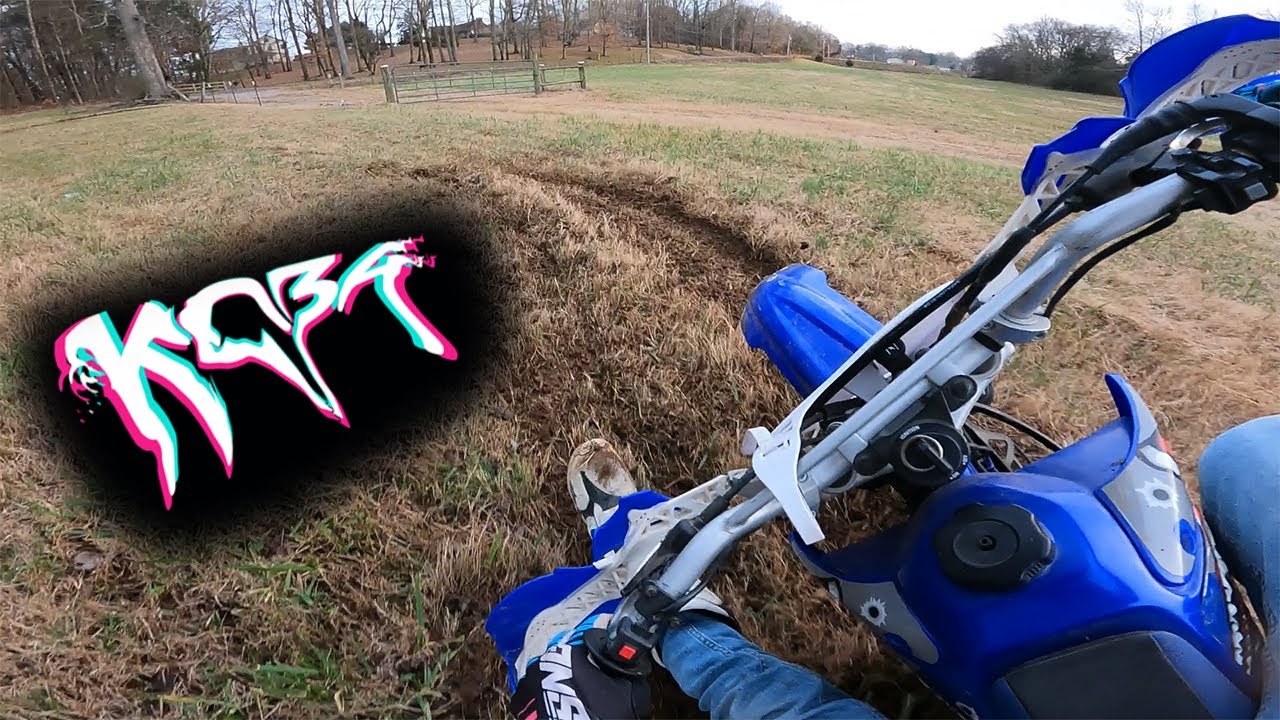 KC34 // Making a Rut Track for my Pit Bike - YouTube