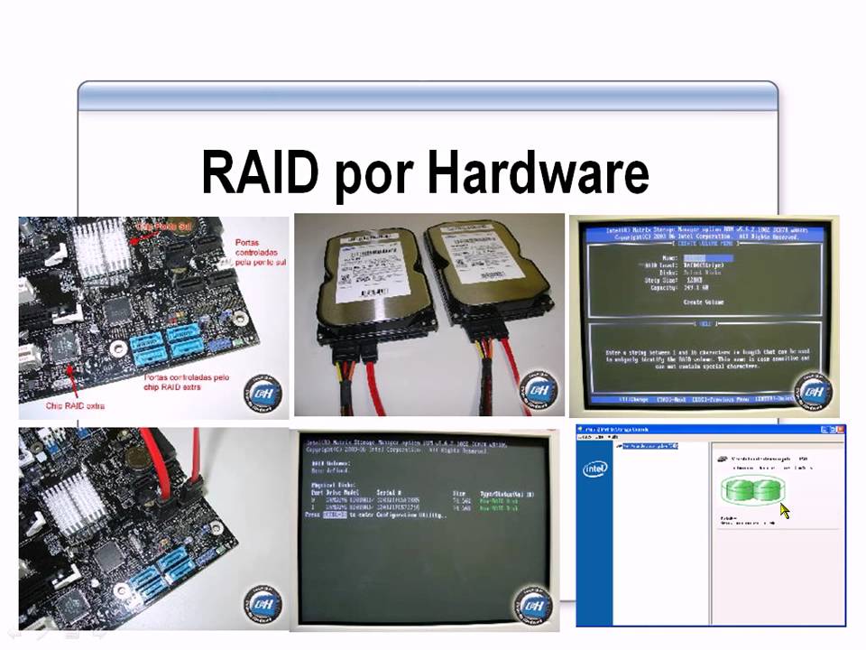 Windows 2003 - RAID 0 Striping, 1 Espelhamento e 5 Paridade - www.professorramos.com - YouTube