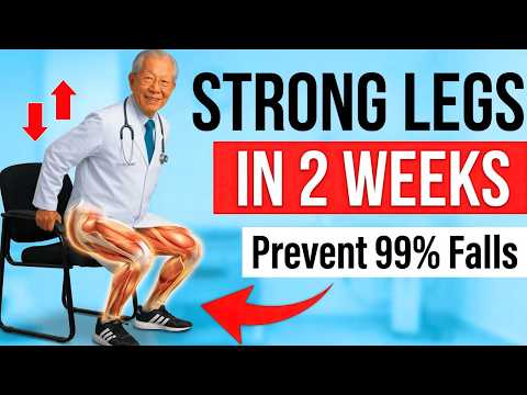 Japan's Oldest Doctor: 7 EASY Leg Strengthening Exercises for Seniors | PREVENT Falls