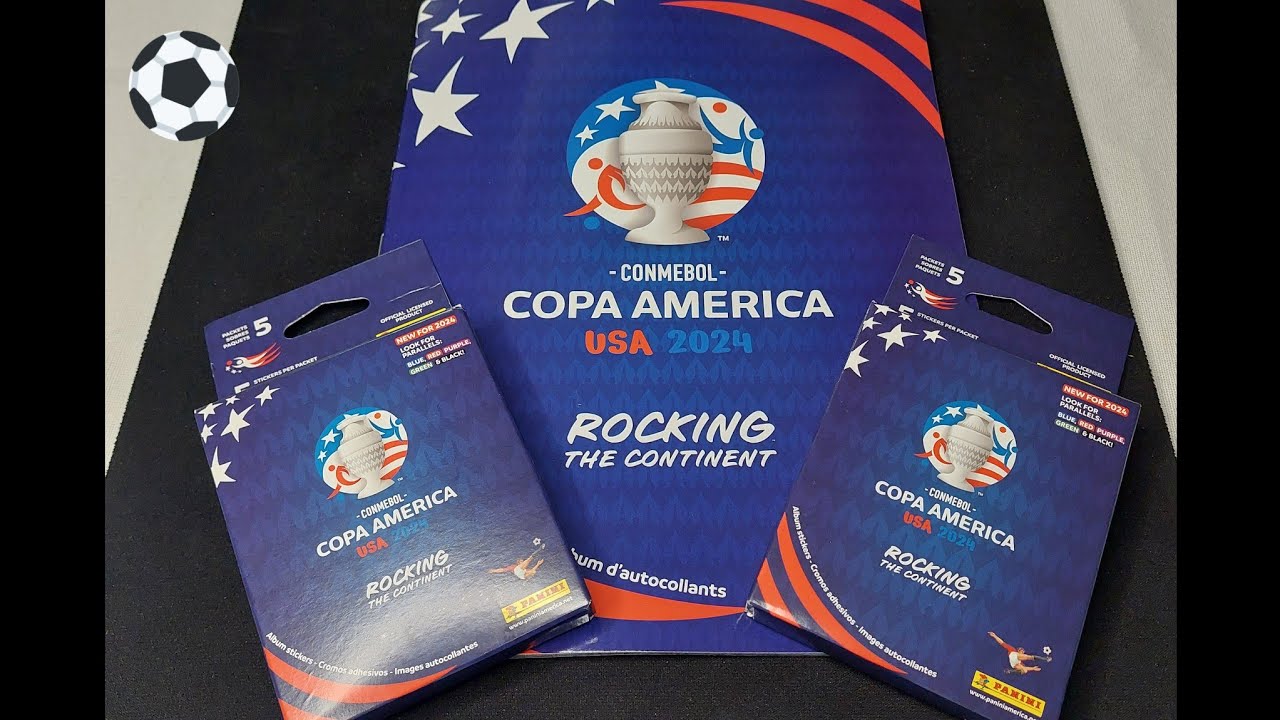 Opening the New Copa America USA 2024 Sticker Packs - Big player pull ⚽ ...