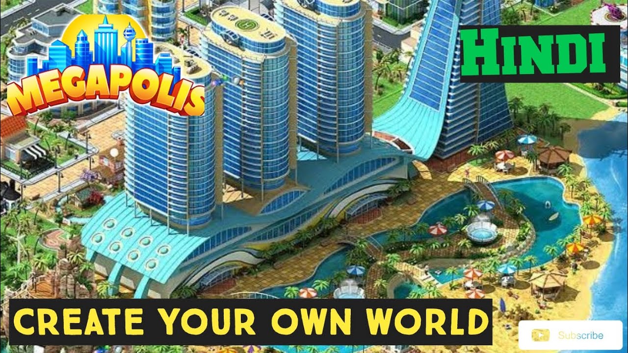 Megapolis Hindi | Create Your Own World | best gameplay | Gamerz Speed ...