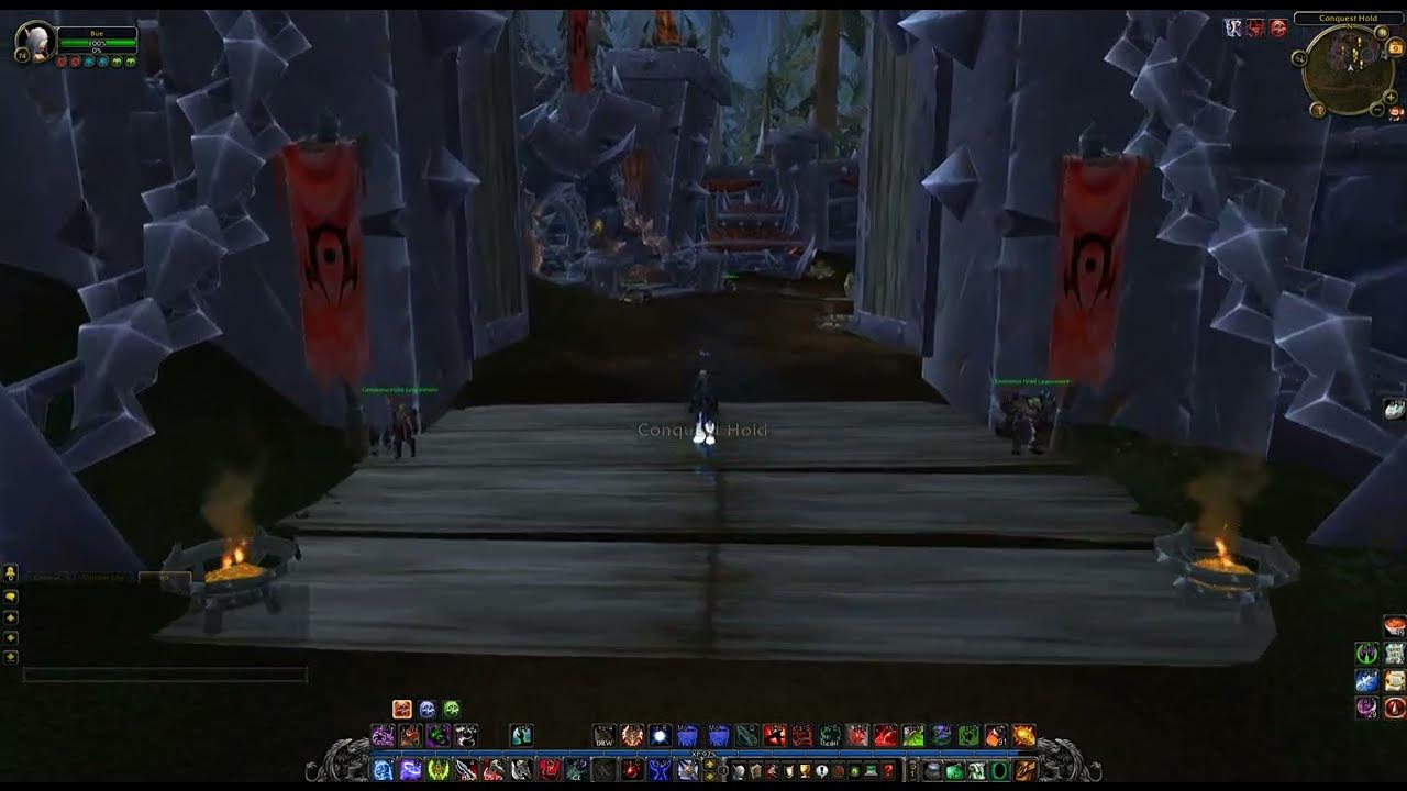 Conquest Hold Location Wow Wotlk Grizzly Hills Youtube