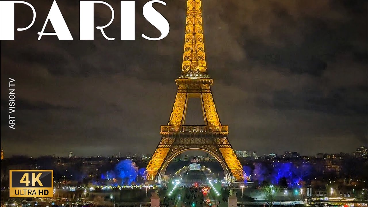 [🇫🇷Paris France] Beautiful evening Walk (4K HDR) 04/JANUARY/2025 - YouTube