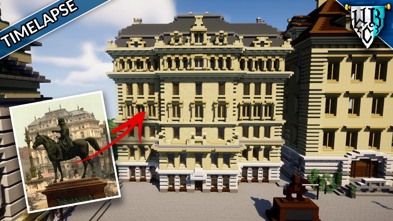 Imperial Style Bank | Minecraft Timelapse - YouTube