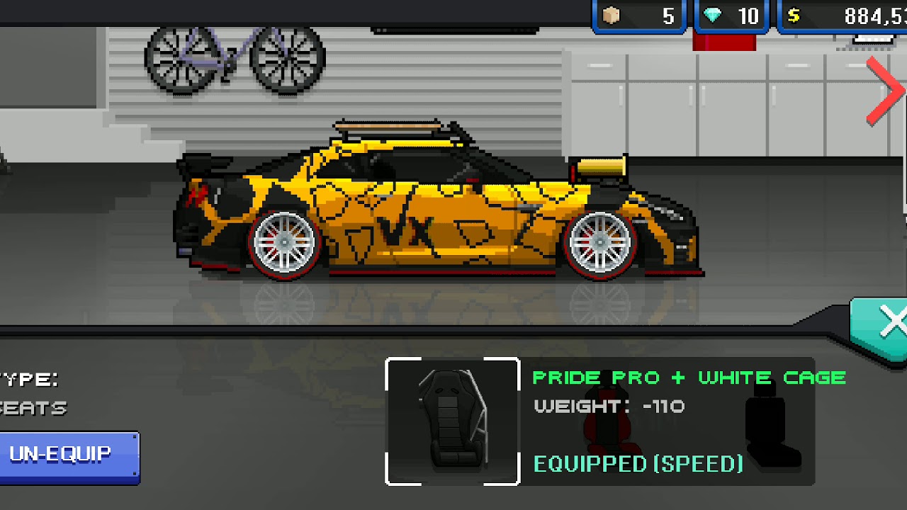 jak zrobić speed bug w Pixel car racer - YouTube