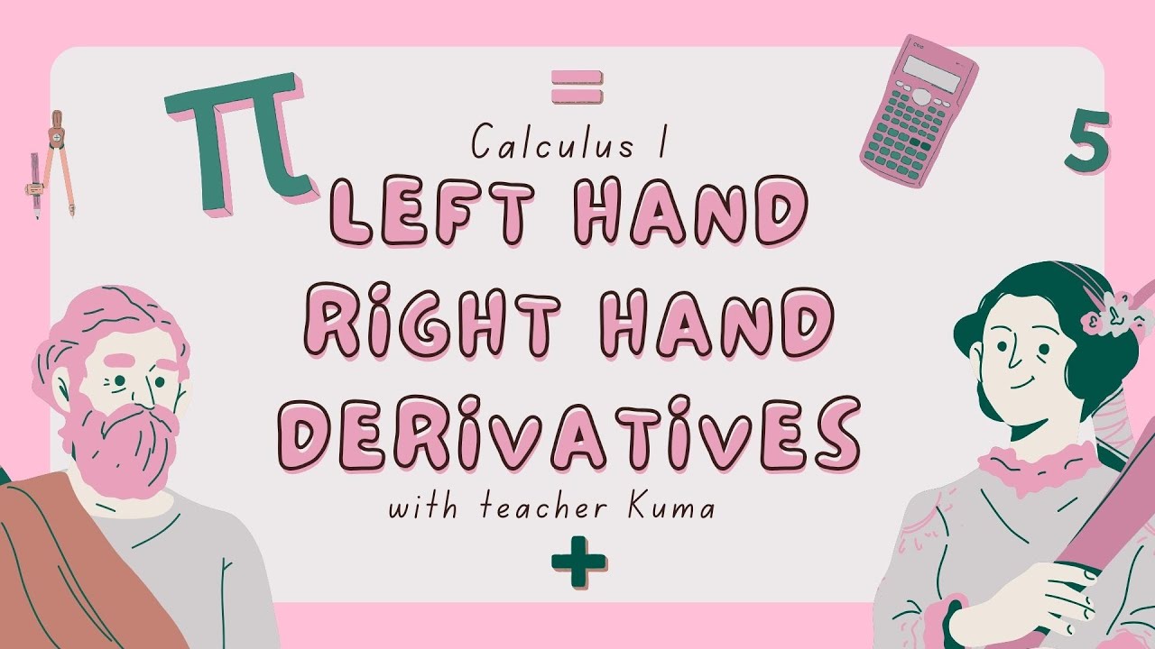 Left Sided-Right Sided(left hand right hand derivatives) - YouTube