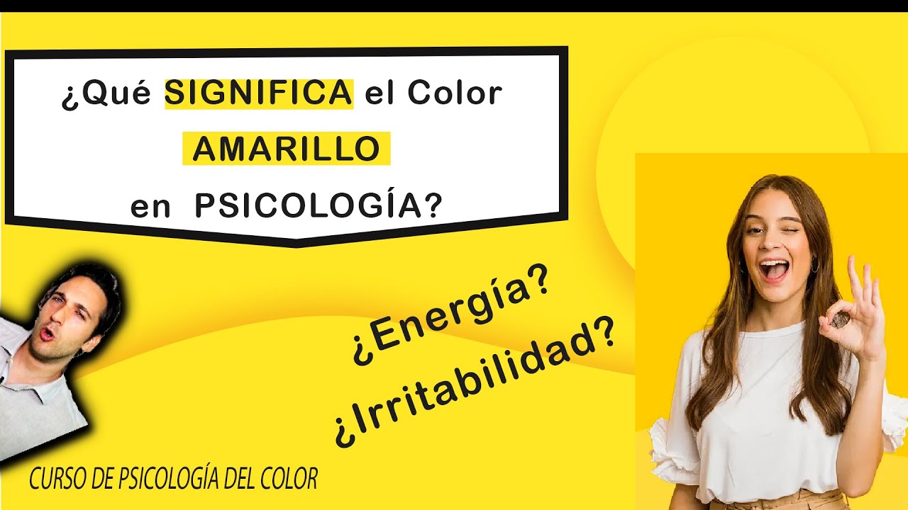 Psicologia del Color Amarillo - Por esto se Utilizan los colores ...