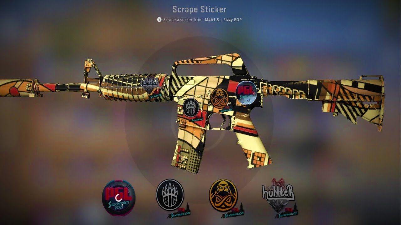 Average Sticker Scraping Enjoyer - YouTube