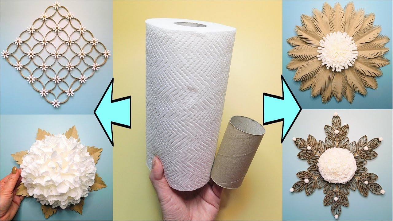 These are My Interesting Ideas for Recycling Paper Rolls! Cheap and ...