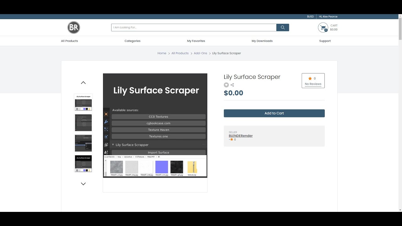 Lily Surface Scraper Add-On for Blender // Import textures by copying a URL! - YouTube