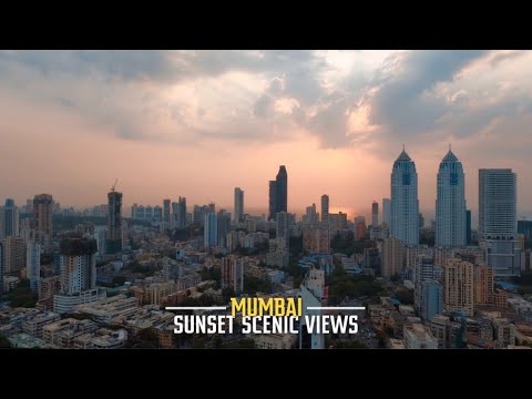 Mumbai Skyline 2021 [4K] - Breathtaking Sunset Aerial Views - YouTube