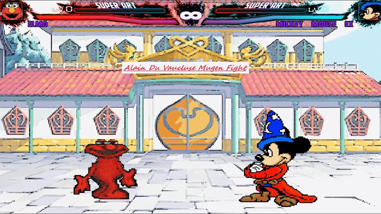 Mugen : Elmo Vs Mickey EX (Request) - YouTube