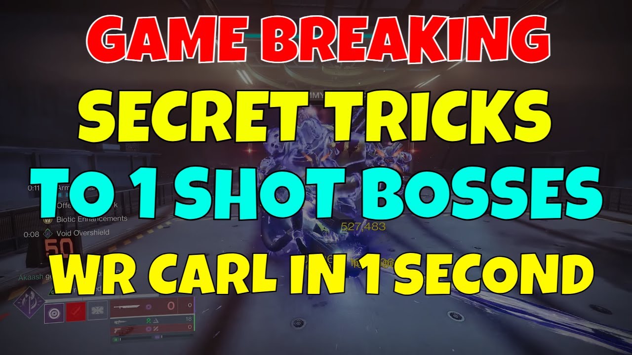GAME BREAKING INSTANT KILL BOSS - INCREASE DAMAGE WITH SECRET TRICKS WR ...