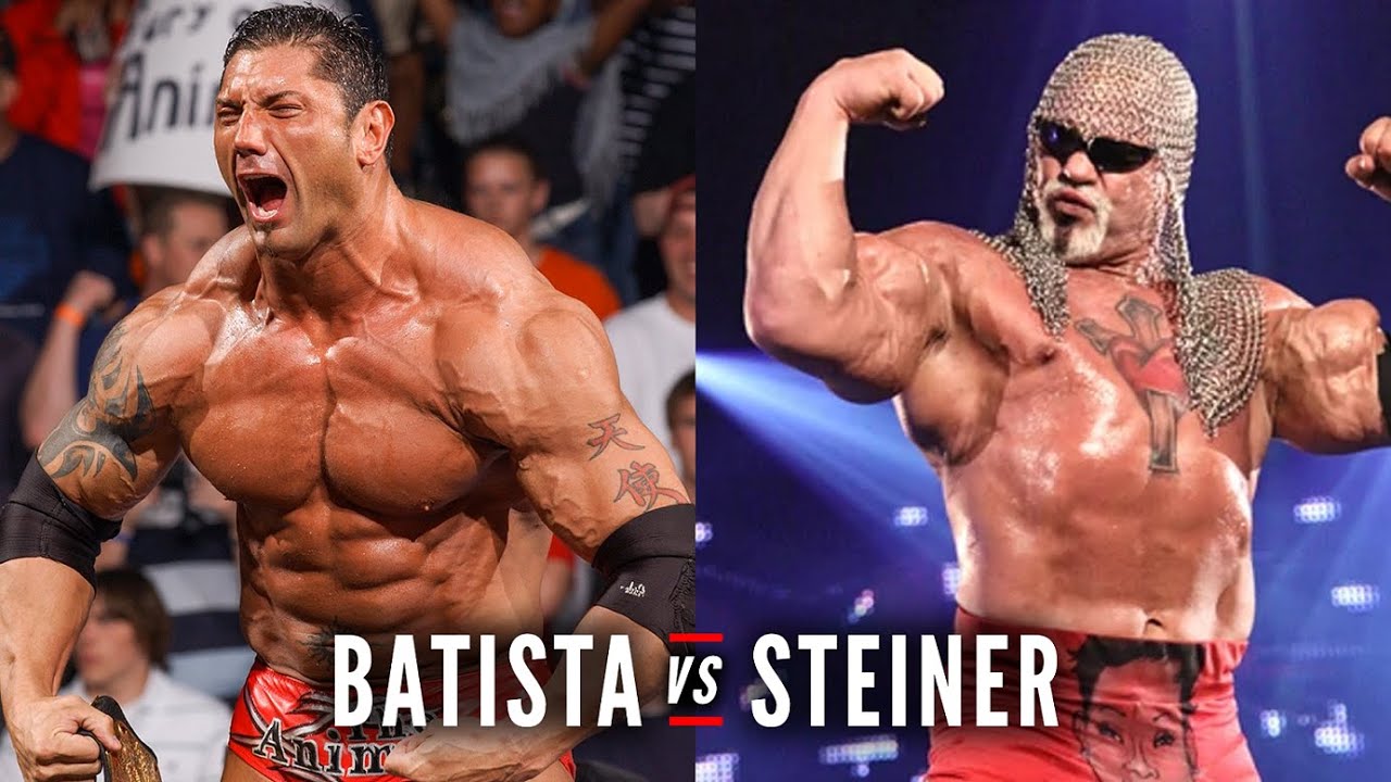 Batista vs Scott Steiner WWE2K14 | BossG Gaming - YouTube