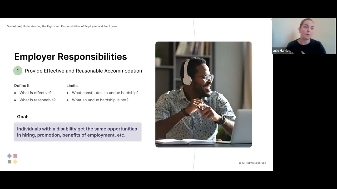Rights & Responsibilities of Employers and Employees in the ADA ...