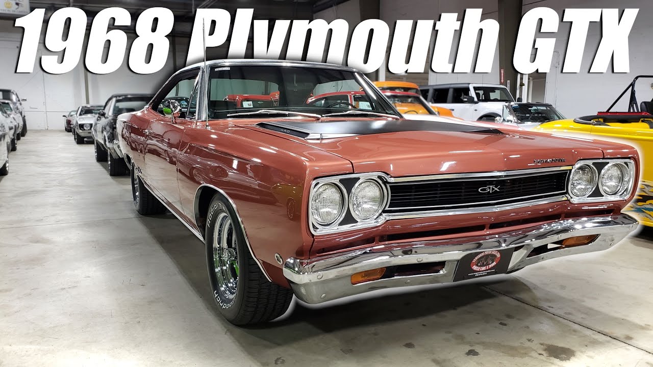 1968 Plymouth GTX For Sale Vanguard Motor Sales #7495 - YouTube