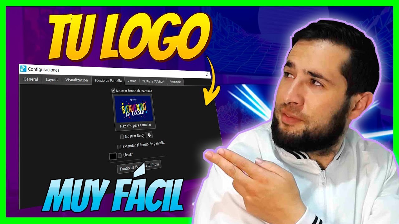 Como MOSTRAR tu LOGO en HOLYRICS😲 | HOLYRICS para iglesias - YouTube