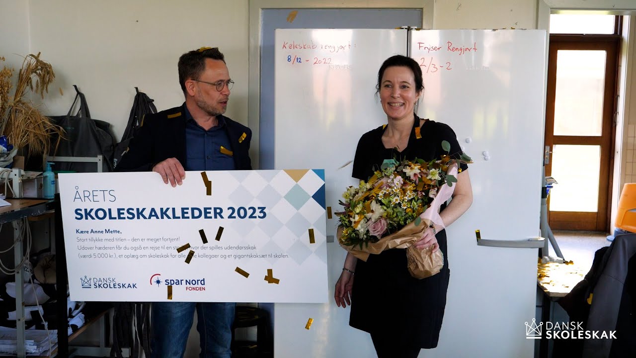 Årets Skoleskakleder 2023: Anne Mette Bruntse - YouTube