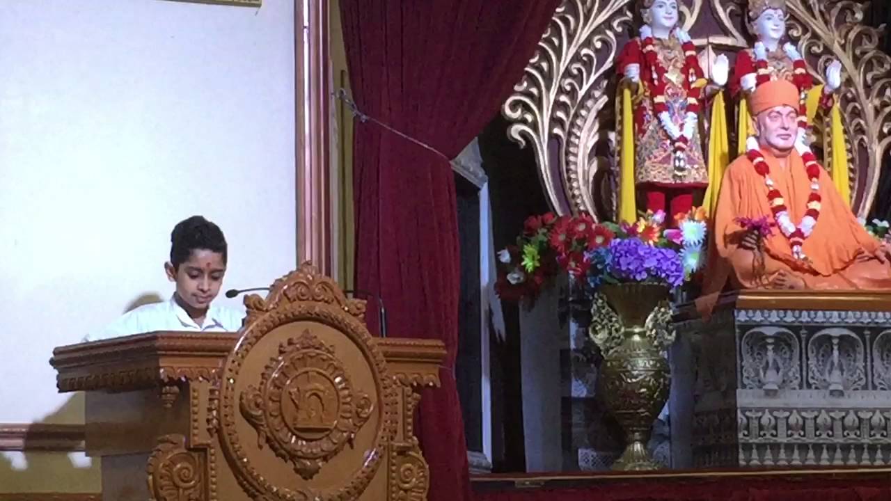2015 December Vraj speech at Edison Mandir - Swami ane Dhiraj - YouTube