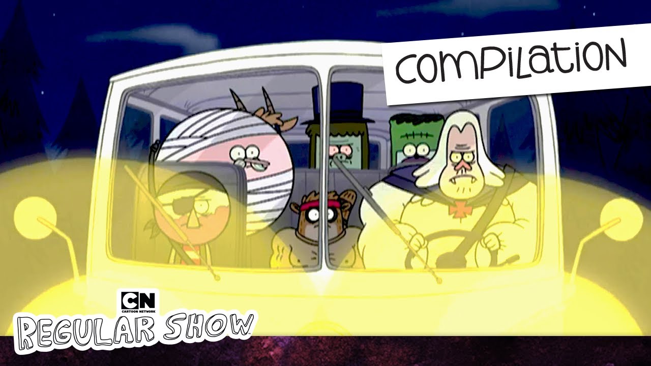 Halloween at the Park: Spooky Moments!👻🎃 | Regular Show | Cartoon ...