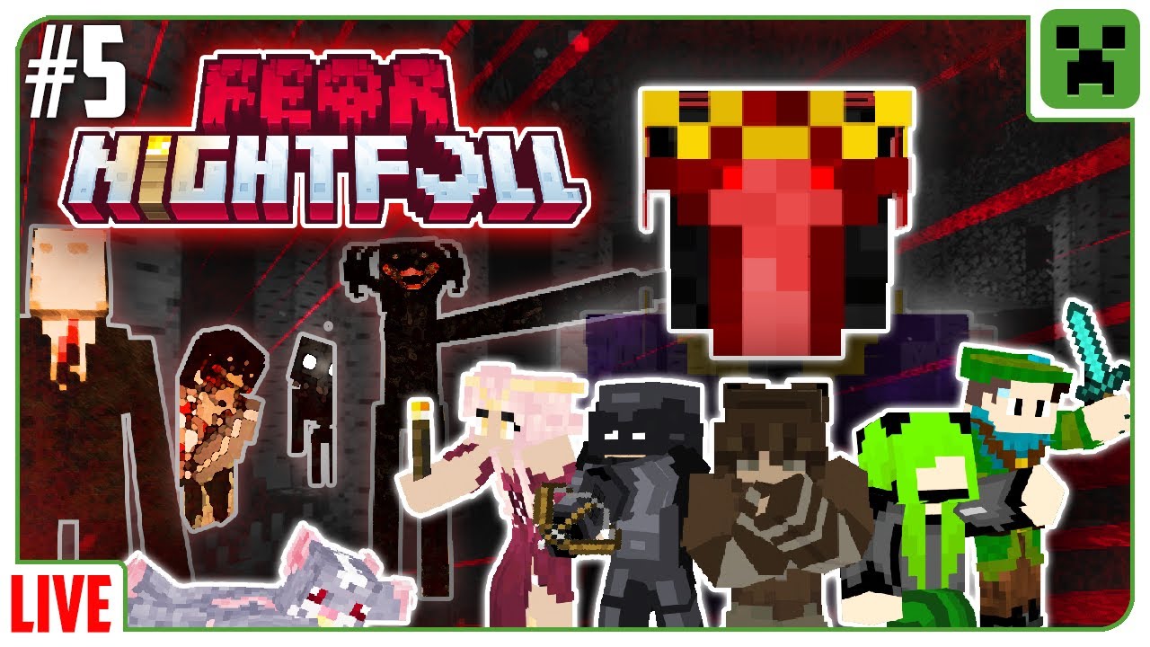 Fear Nightfall - Scary Modded Minecraft w/ Friends #5 - YouTube