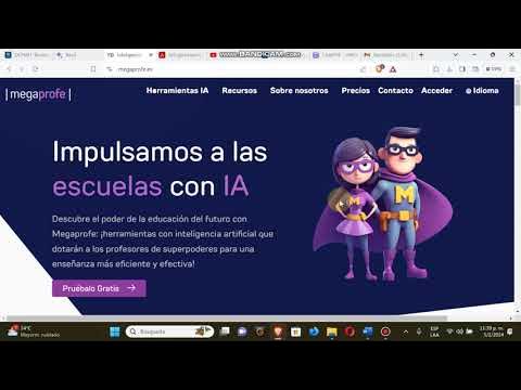 Uso de la Plataforma Megaprofe con Herramientas de Inteligencia Articial - YouTube