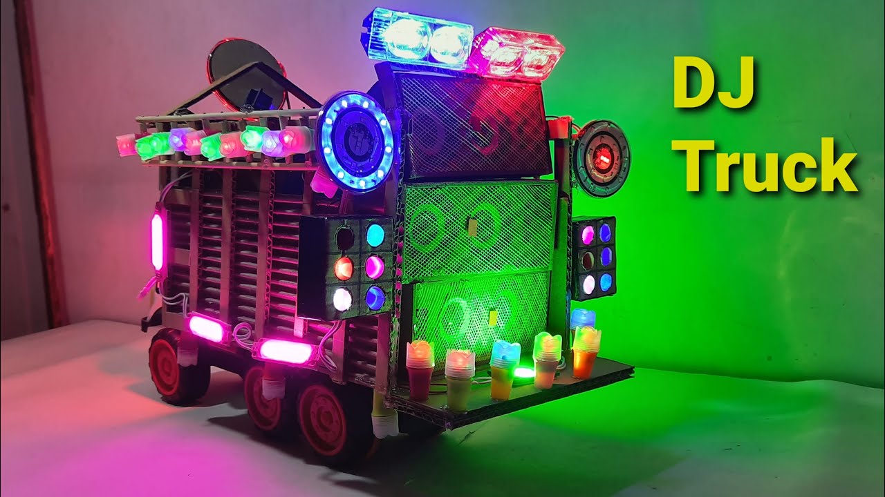 DJ Truck | DJ Truck Loading | How to make DJ Truck | Mini DJ speaker ...