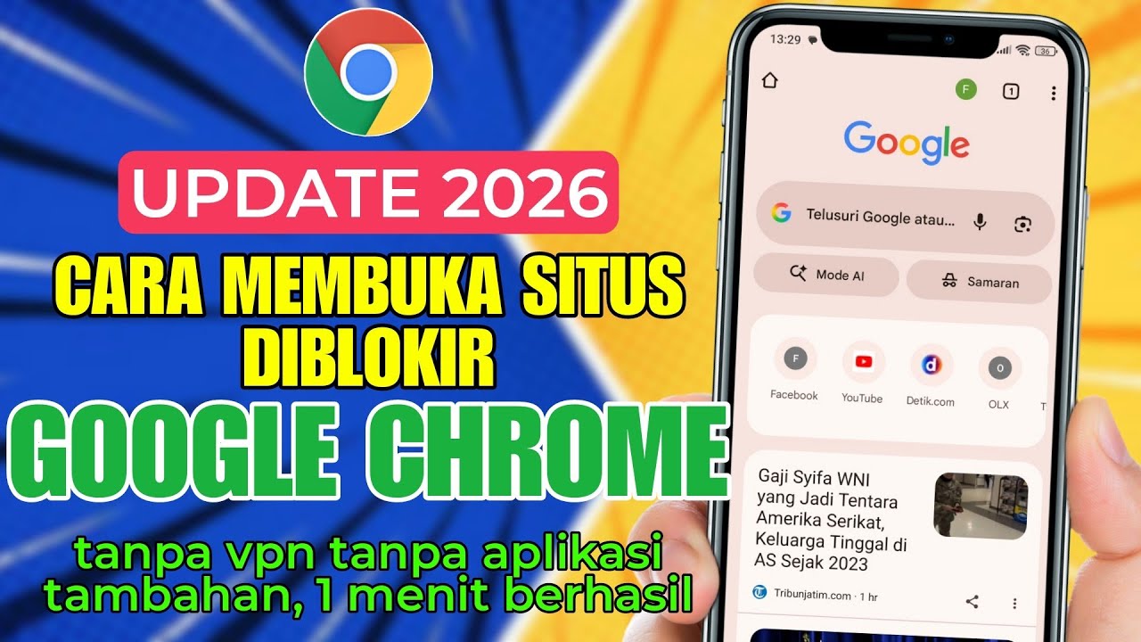 Cara Mudah Membuka Situs Yang Diblokir Di Chrome - 100% Berhasil - YouTube