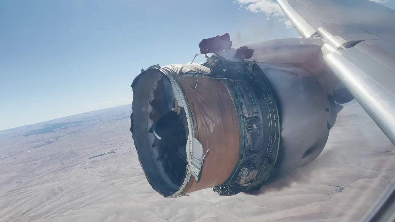 Plane Debris Scattered Outside Denver After Flight Engine Failure - YouTube