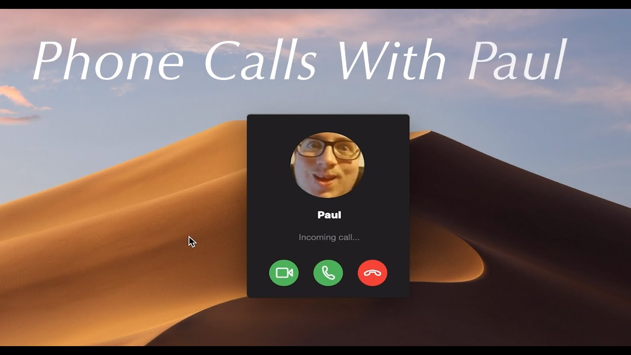 Phone Calls With Paul (Episode 6) - YouTube