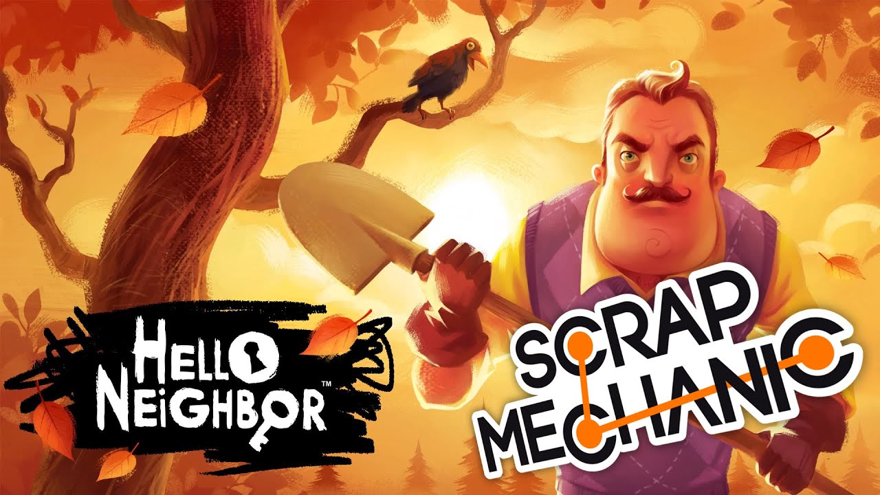 Hello Neighbor in Scrap Mechanic - YouTube