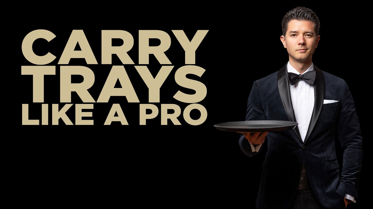 How to Carry Trays Like a Pro (Beginner Techniques) - YouTube