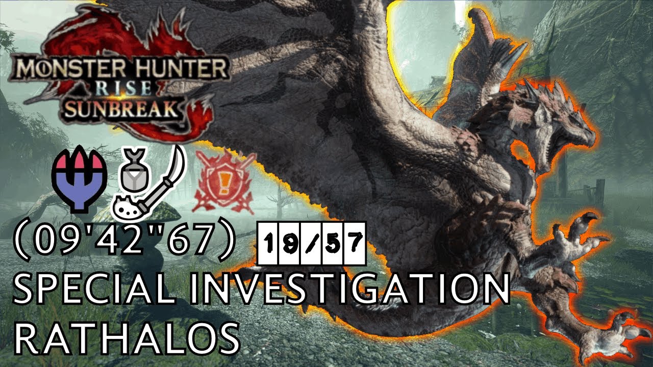 SPECIAL INVESTIGATION: RATHALOS - Insect Glaive - 1st try - Monster ...