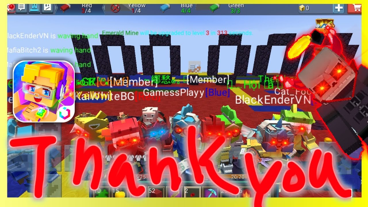 100k special moments!! - Bed wars [BlockmanGo] +Funny😎 - YouTube