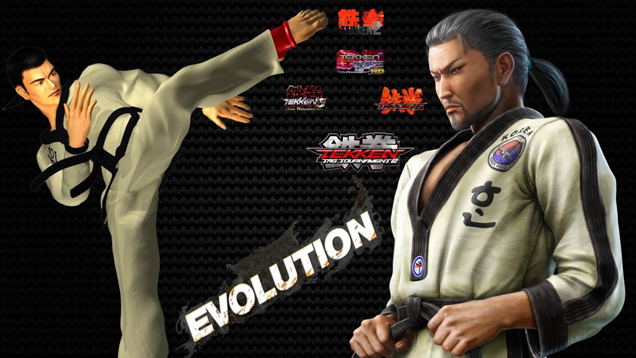 Baek Doo San Evolution tekken to tekken tag 2 1995 to 2015 Graphic ...