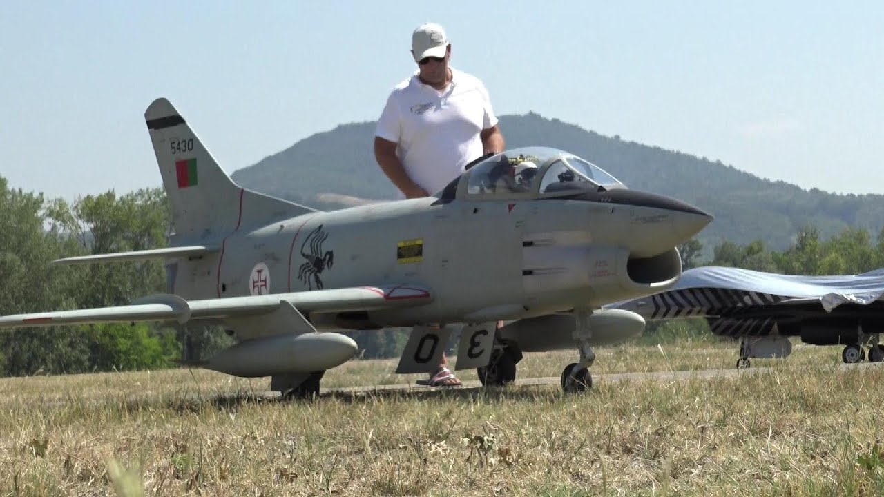 XTREME BIG RC JET FIAT G91 TURBINE SCALE MODEL - YouTube