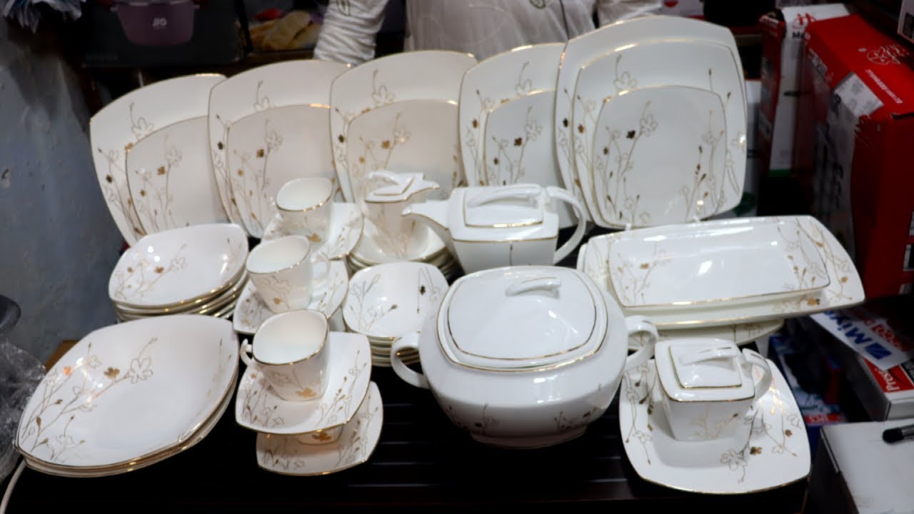 মুন্নু সিরামিক 52 পিস ডিনার সেট সবচাইতে কম দামে গ্রান্টি/munnu ceramic ...