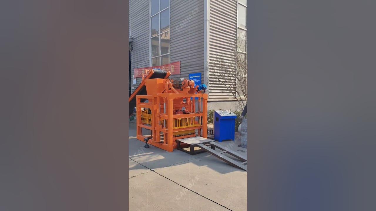 QT4-22 fully automatic block machine#blockmachine #concreteblockmachine ...