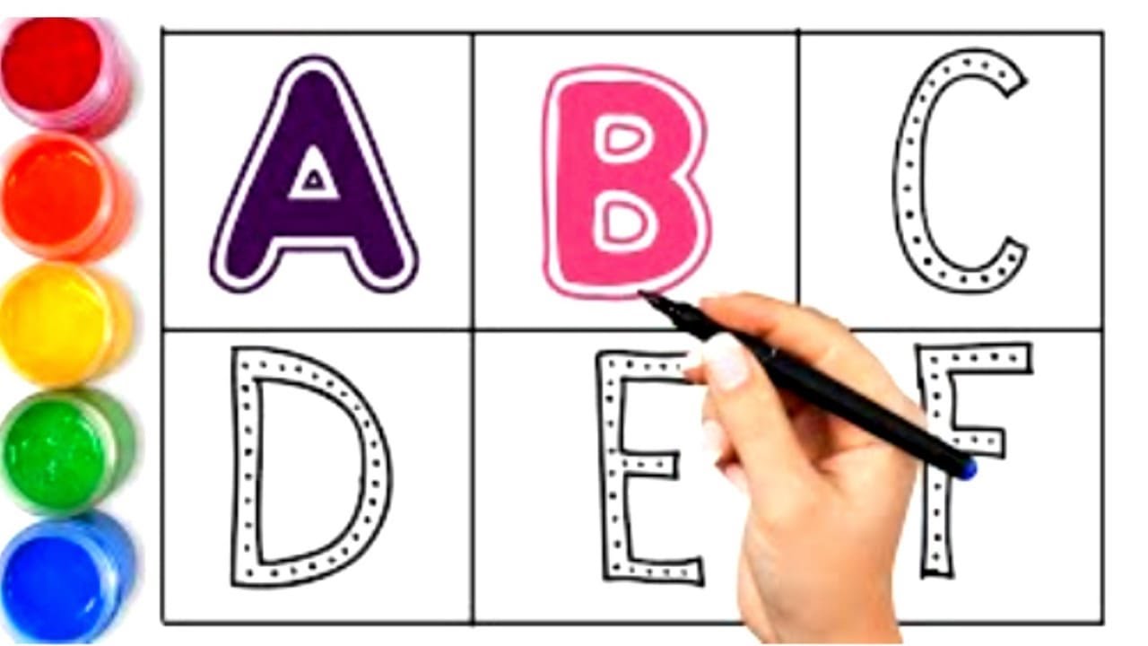 How to read abcd for Kids | abc writing practice video | abcd reading ...