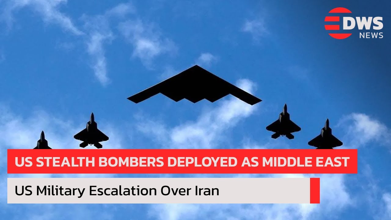 B-2 Bombers Head to Guam | US Military Escalation Over Iran | Tensions ...