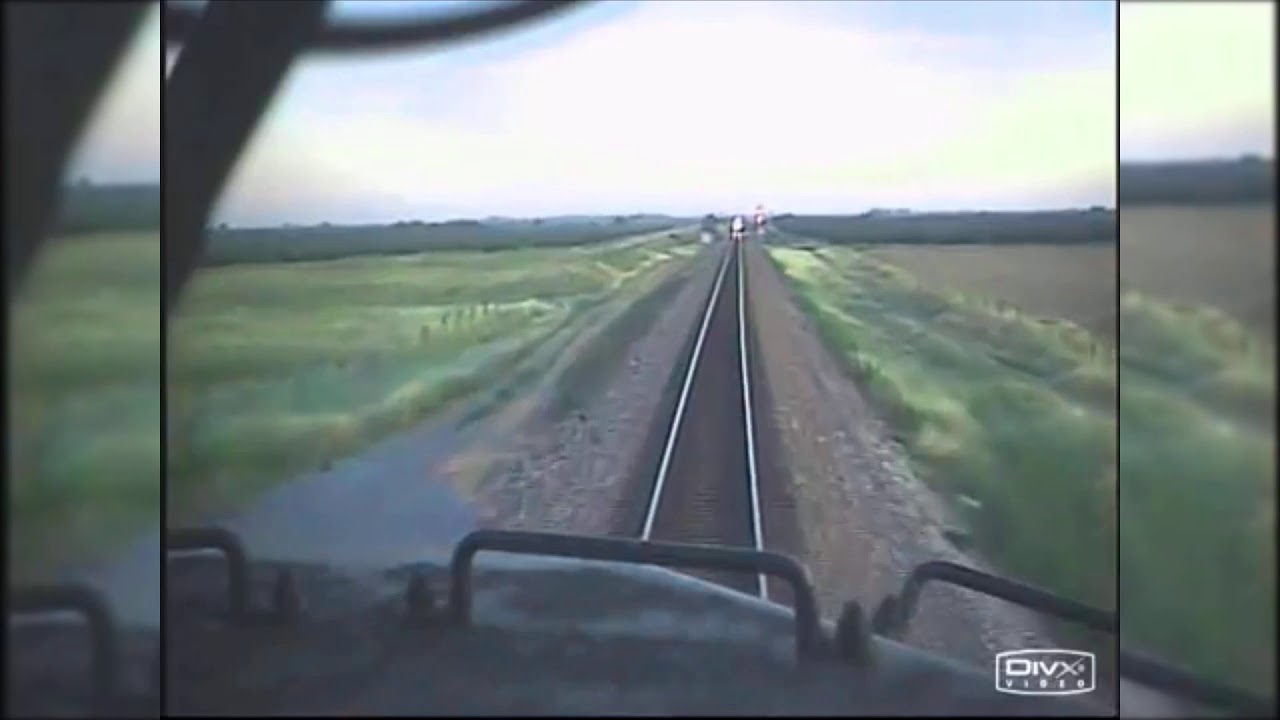 Collision of two freight trains - YouTube