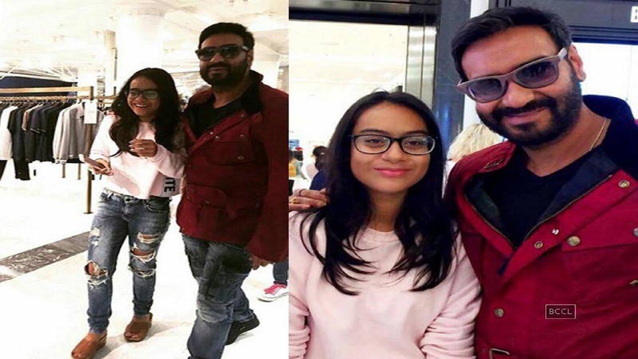 Ajay Devgn SPOTTED with Daughter Nysa in London - YouTube