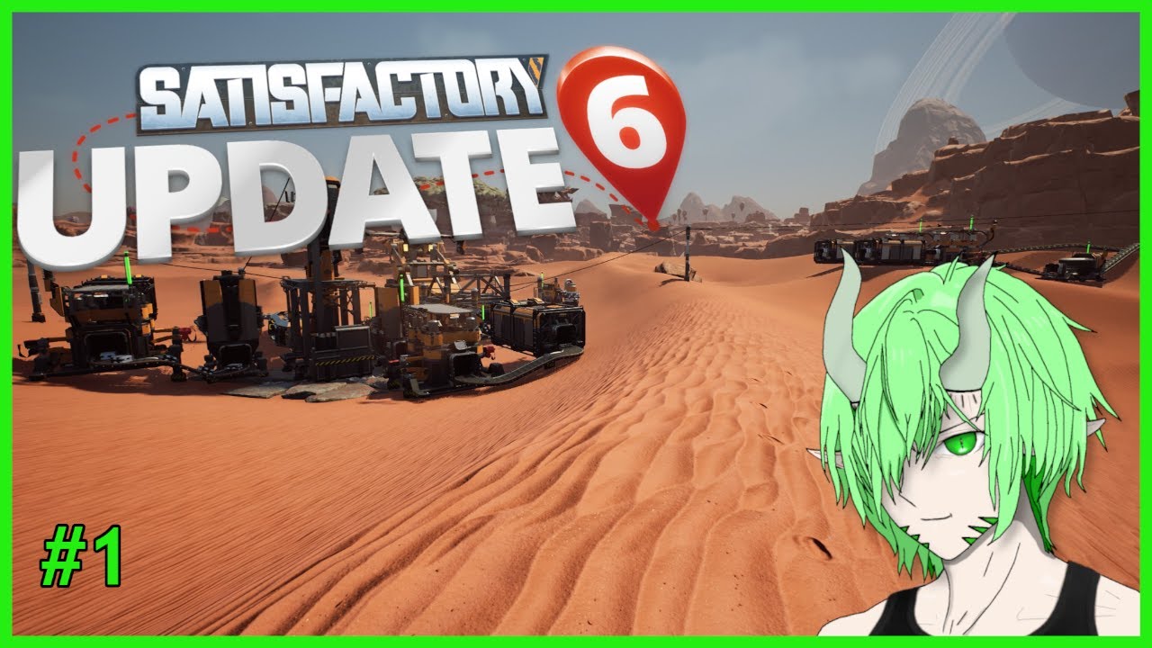 Starting off in the Desert! Satisfactory Update 6 Playthrough Episode 1 ...