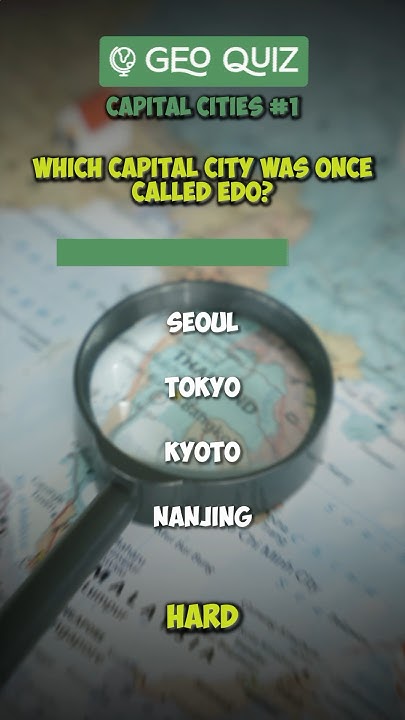 Capital Cities Quiz! Geography wizard? #quiz #trivia #ytshorts # ...